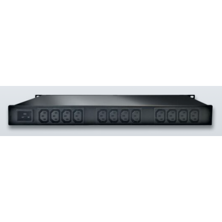 PDU 12 x IEC C13 outputs 10A, 16A input C20, Switch on/off outputs via network, RJ45, RS232 ...
