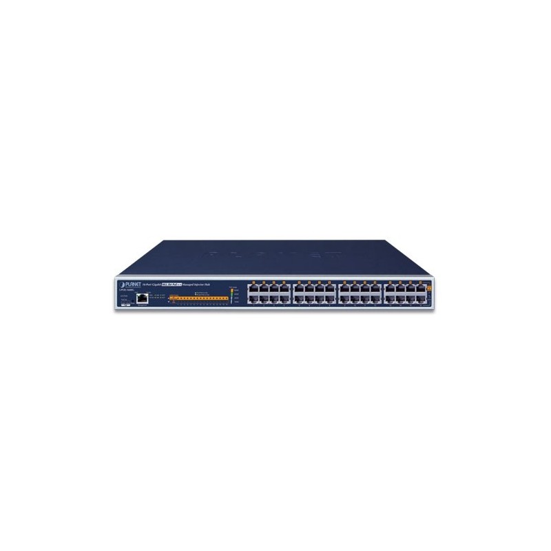 16-Port Gigabit PoE++ injektor | 95W pr. port | 600W samlet effekt