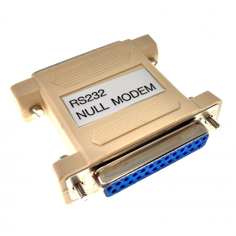 DB25 Null Modem adapter han hun DTE/DCE