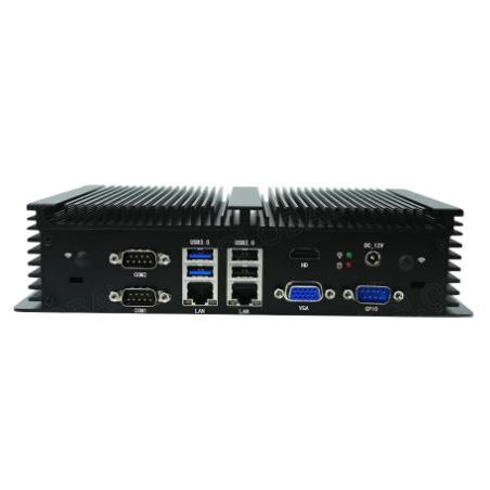 Blæserløs Embedded PC i7 HDMI, VGA SIM, WIFI, RS232/422/485 seriel