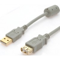 USB cable with ferrite